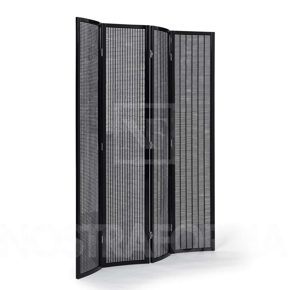 ClassiCon Folding Screen Eileen Gray Paravant schwarz hochglanz