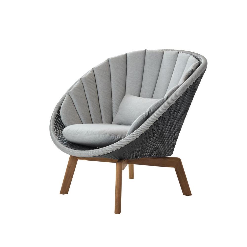 Loungesessel Grau Outdoor 2