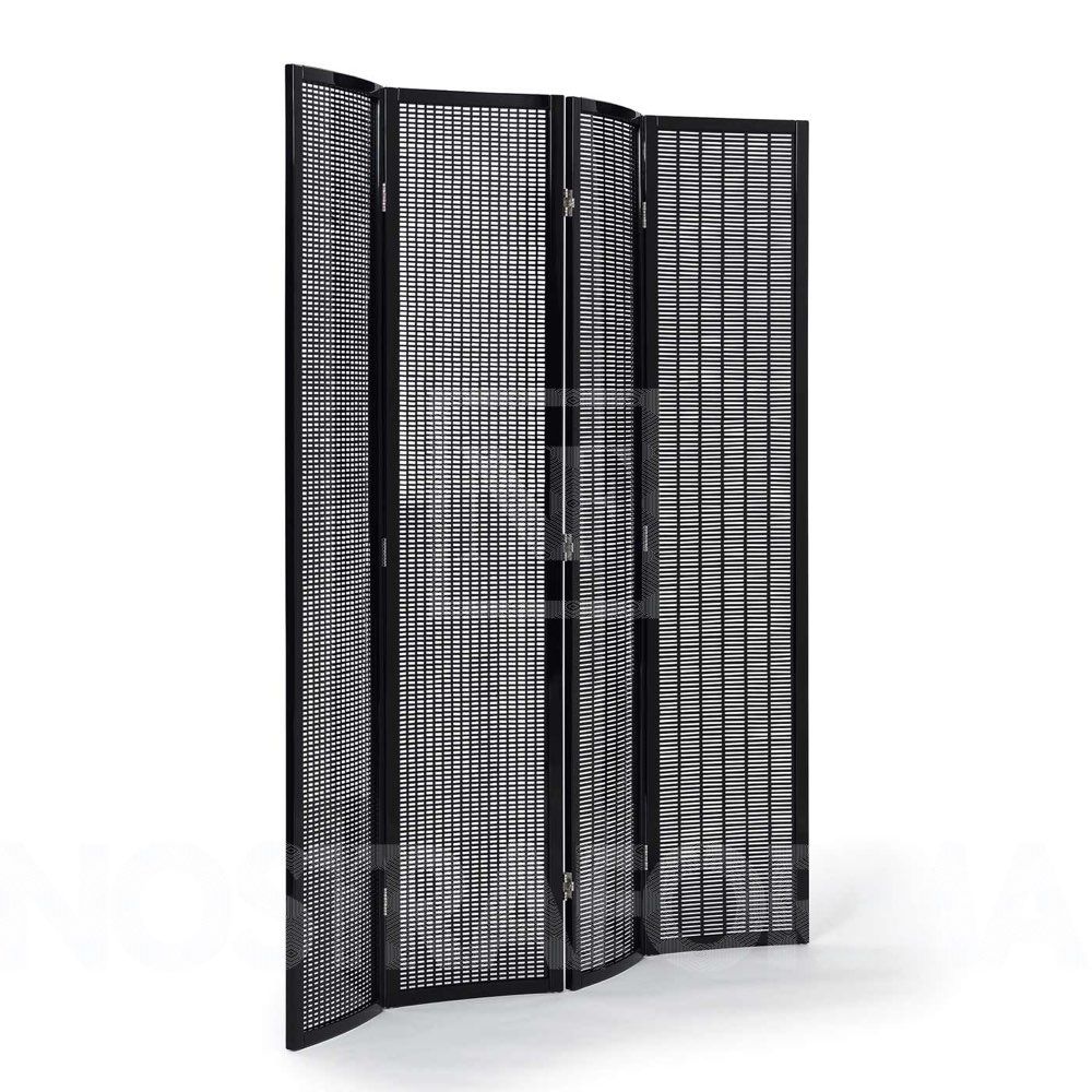 ClassiCon Folding Screen Eileen Gray Paravant schwarz hochglanz
